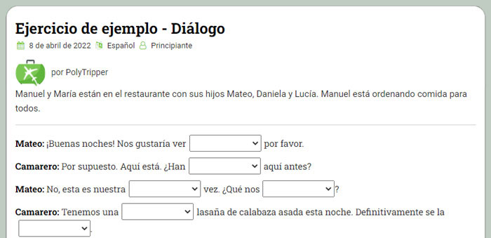 PolyTripper - FAQ - Tutorial de ejercicios