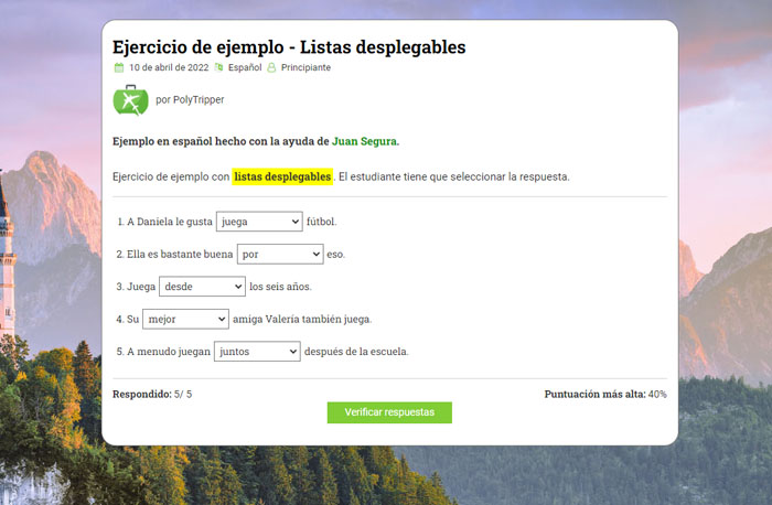 PolyTripper - FAQ - Tutorial de ejercicios