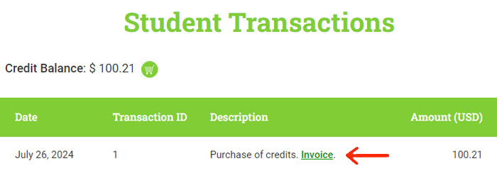 PolyTripper - FAQ - Invoices