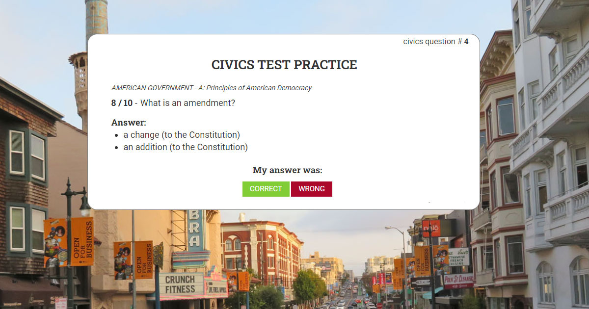 PolyTripper - Civics Test
