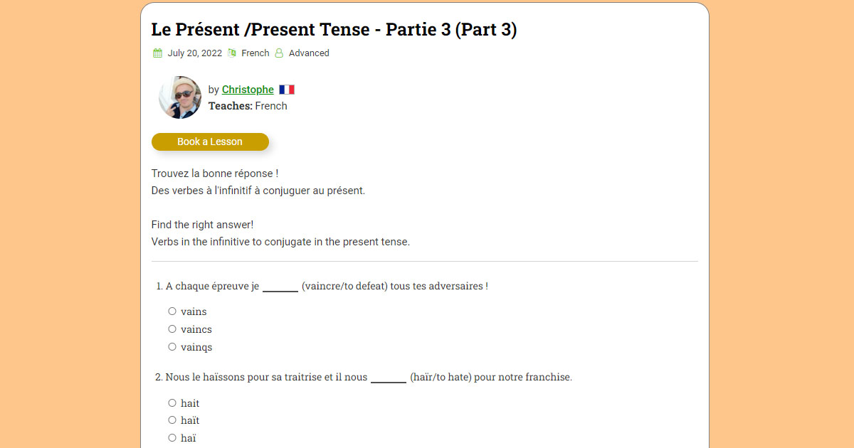 PolyTripper - Le Présent /Present Tense - Partie 3 (Part 3)