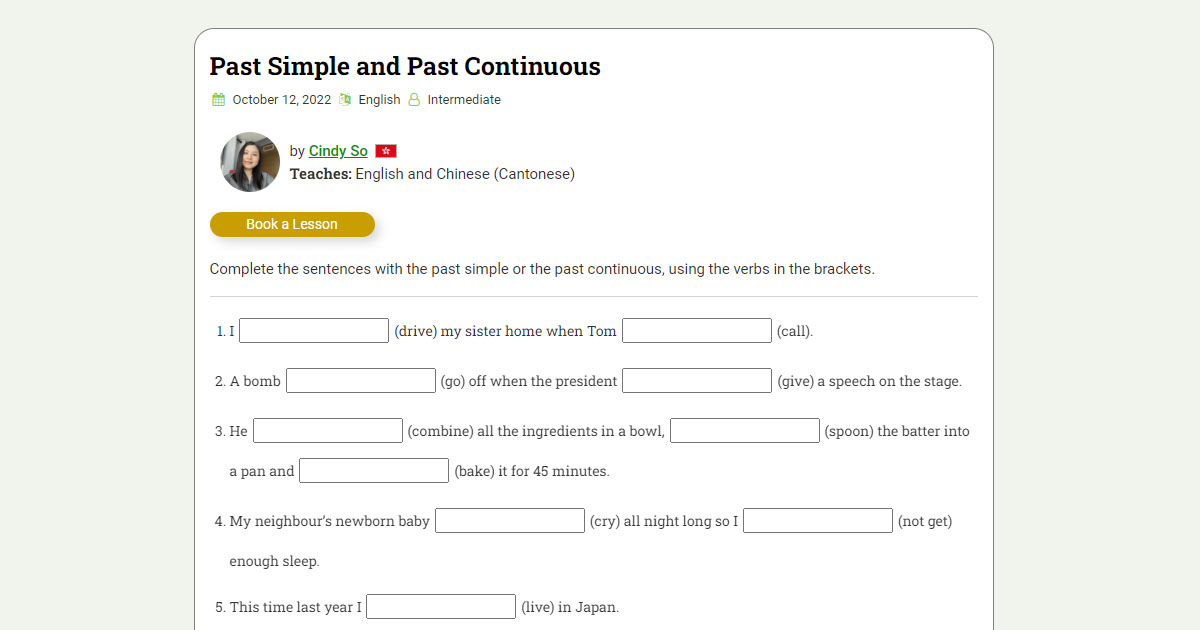 PolyTripper - Exercises
