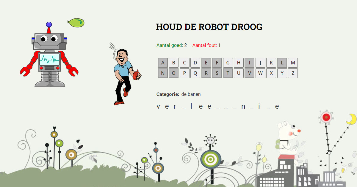 PolyTripper - Houd de robot droog