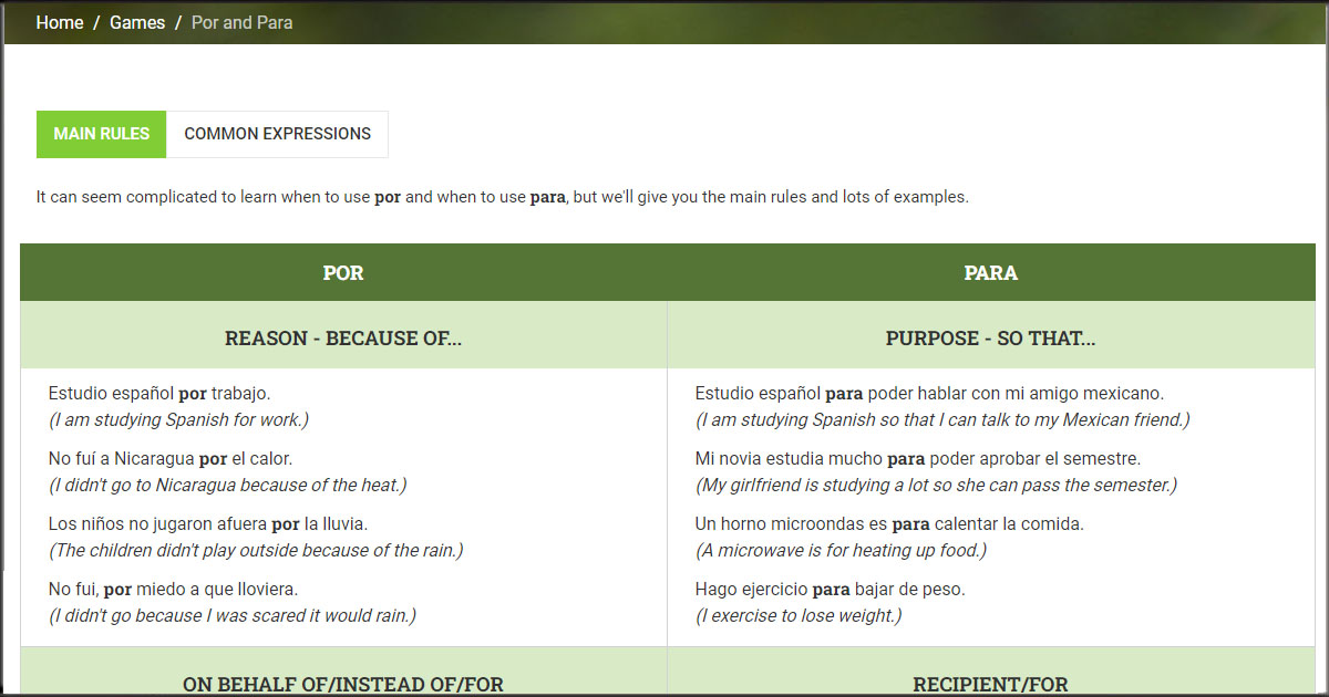 PolyTripper - Por and Para